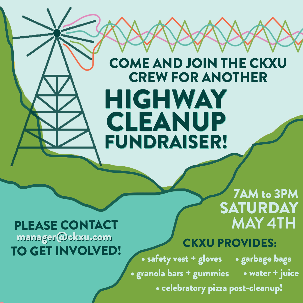 Volunteer Opportunity: Highway Cleanup! - CKXU 88.3 FM