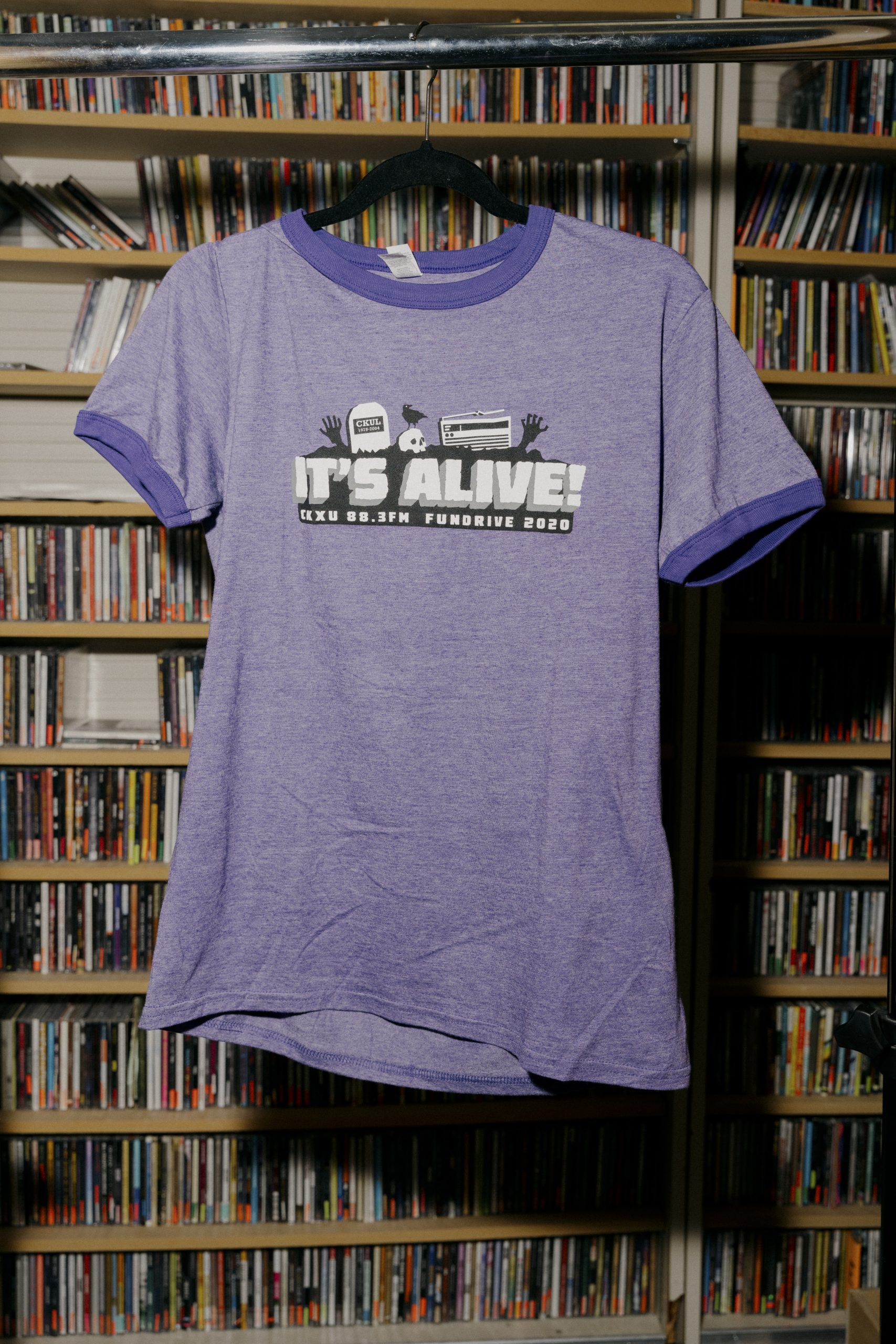 FUNdrive 2020: It's Alive! - Purple Ringer T-Shirt w/ B&W Logo - CKXU ...